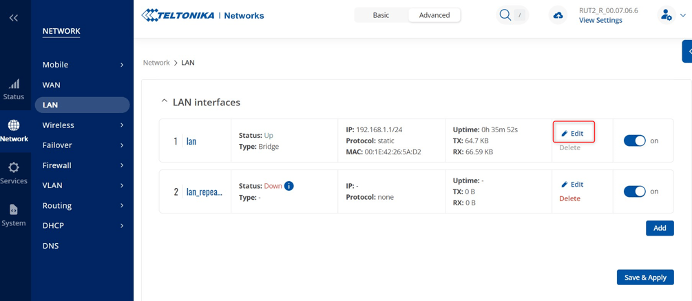 How to set up port forwarding on a Teltonika router